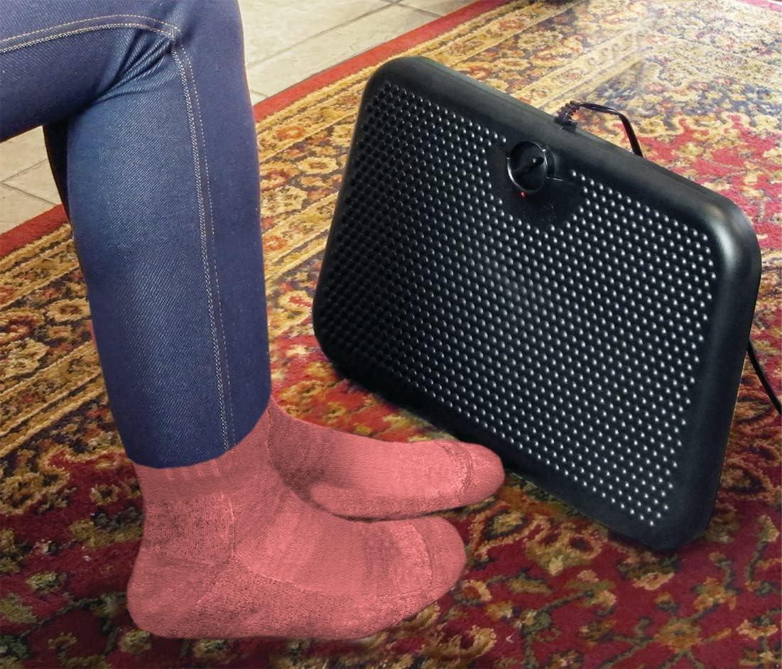 Toasty Toes Ergonomic Heated Foot Warmer BLACK - Cozy Products TT | Buy ...