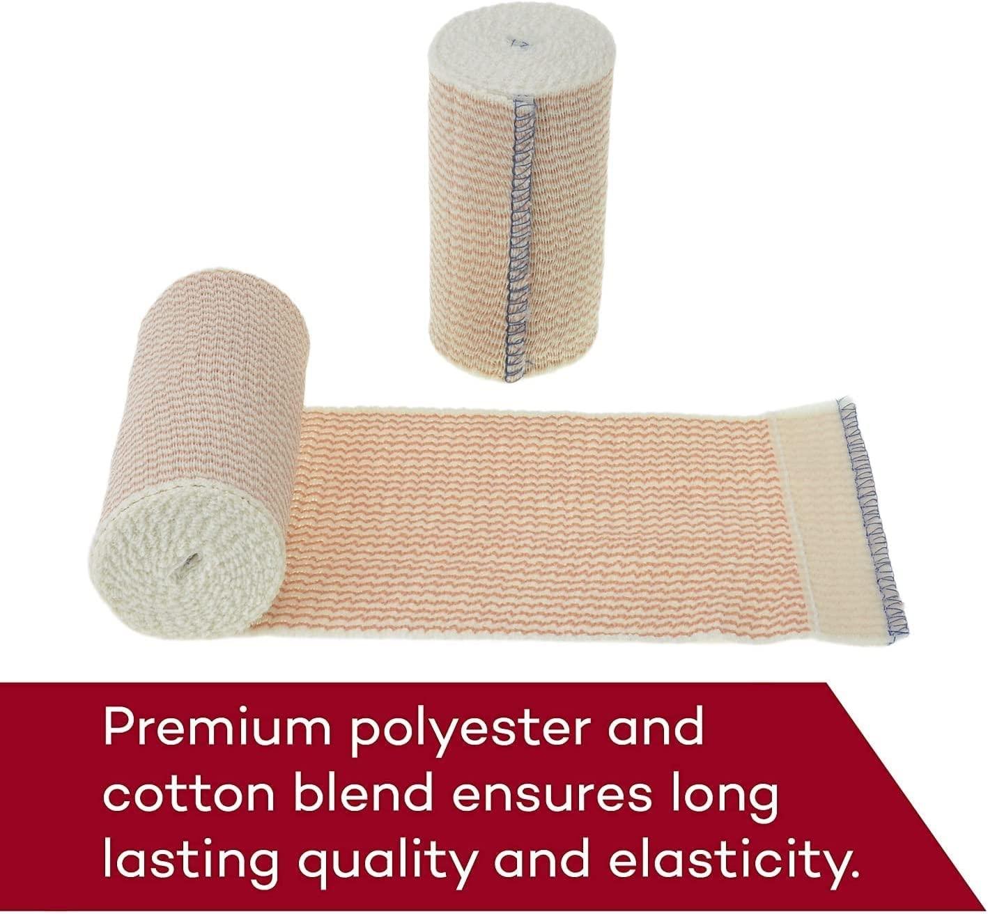 Dealmed 4 Elastic Bandage Wrap with Self-Closure - Pack of 10 | 5 Yards ...