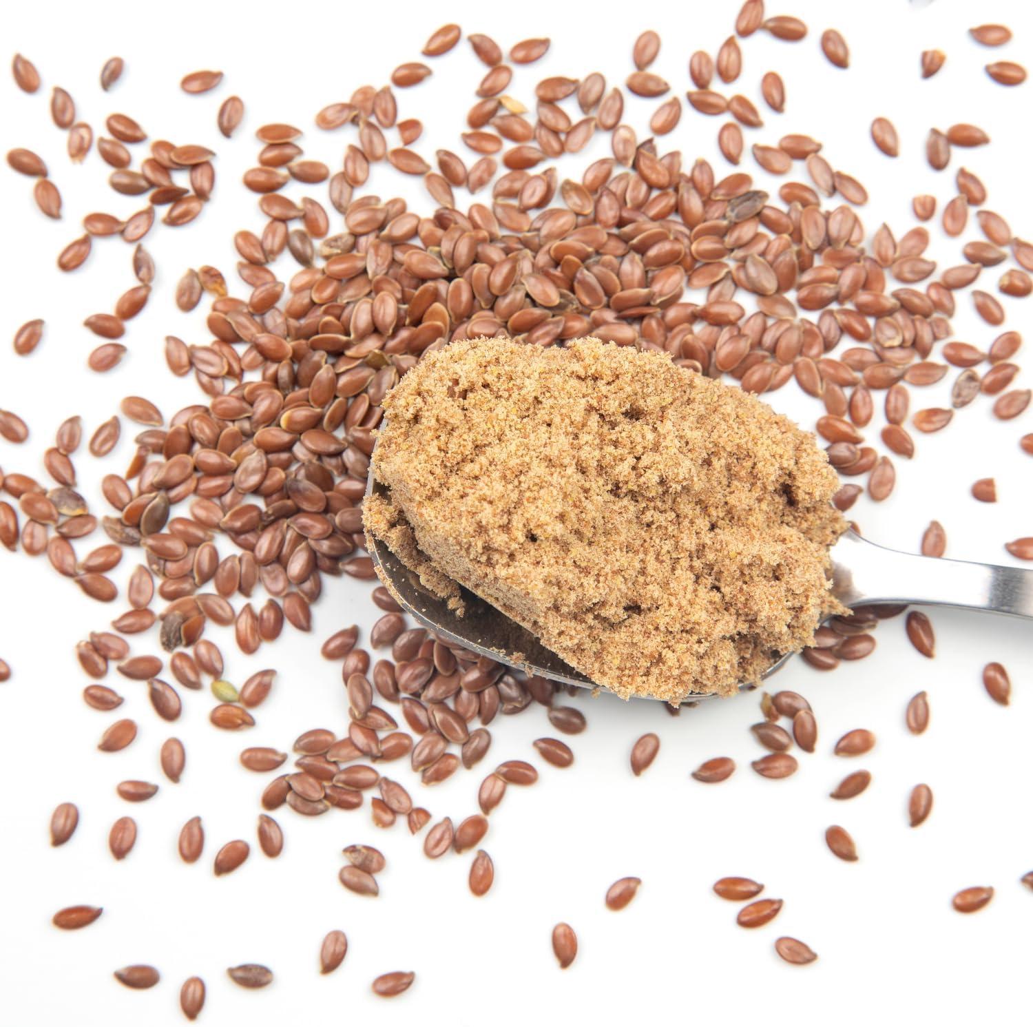 Virgolden Ground Flaxseed (Milled Linseed) 1kg - Natural High Fiber ...