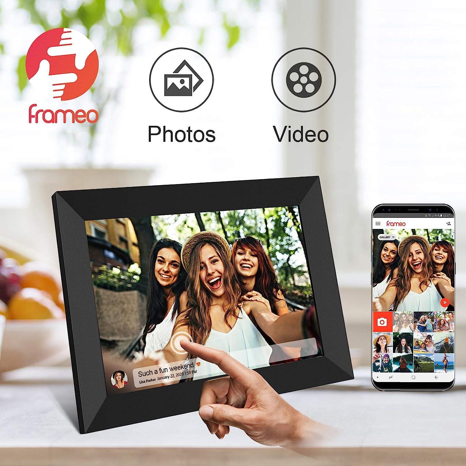 FRAMEO 10.1-Inch Smart WiFi Digital Photo Frame | 1280x800 IPS LCD ...