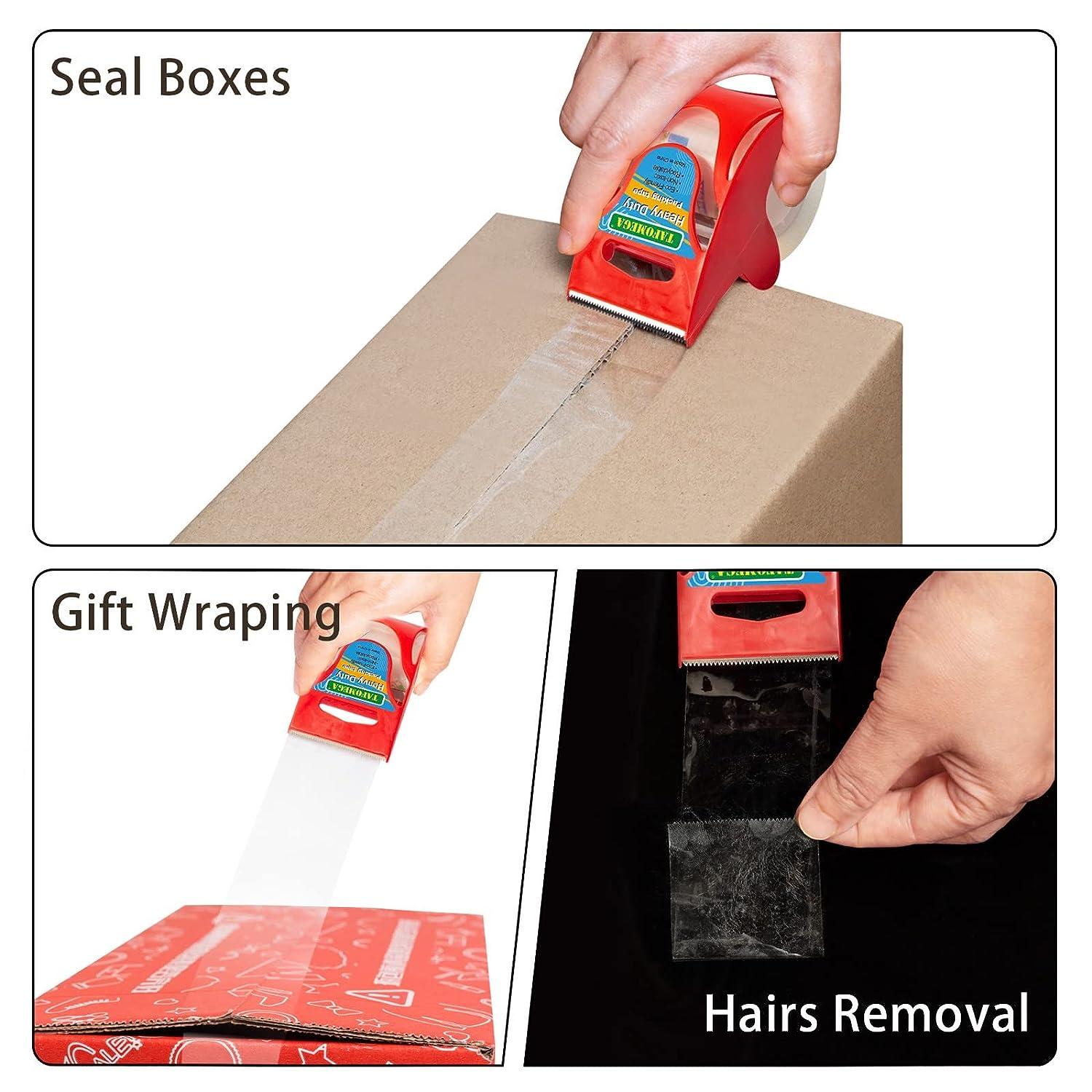 Clear Packing Tape-3 Packs Heavy Duty Packing Tape for Moving Boxes ...