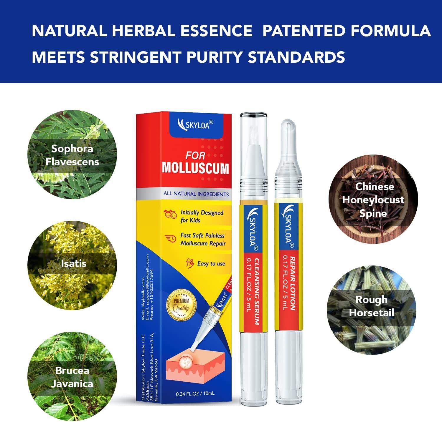 Skyloa Molluscum Contagiosum Treatment Pen | Safe & Painless Repair Kit ...
