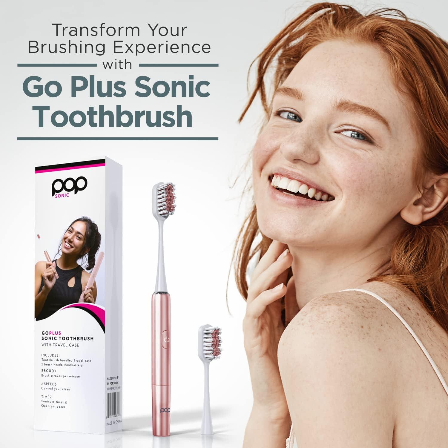 Go Plus Sonic Toothbrush w/ Electric Case - Adults & Kids Electric ...