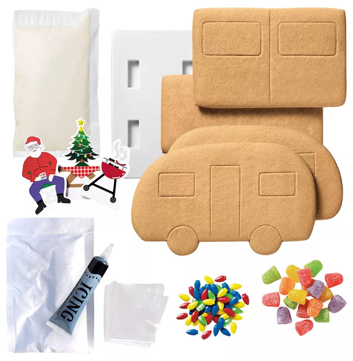 Holiday Gingerbread Camper Cookie Kit - 23.18 oz | Festive DIY Baking ...