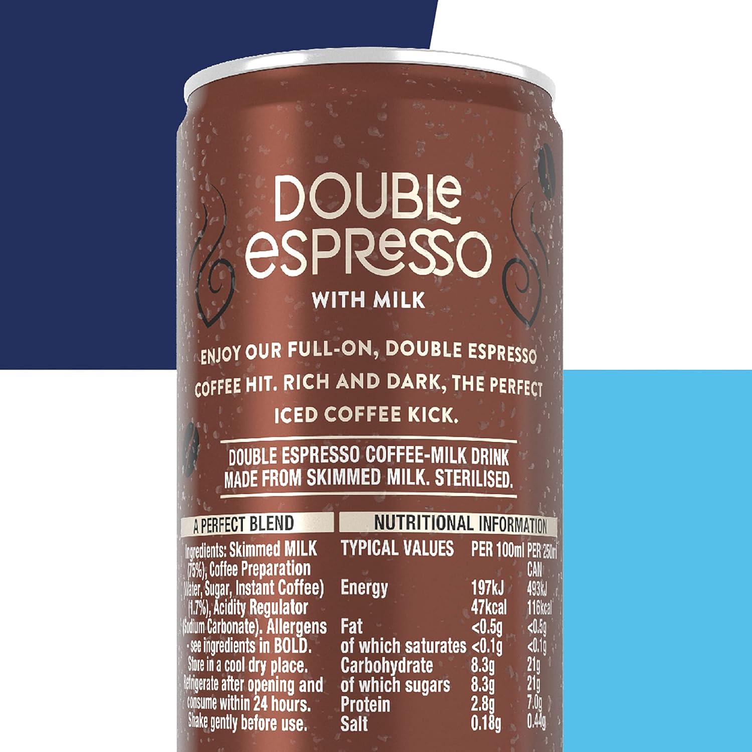 Boost Iced Coffee Double Espresso 12 x 250ml - Smooth and Mellow Cold ...