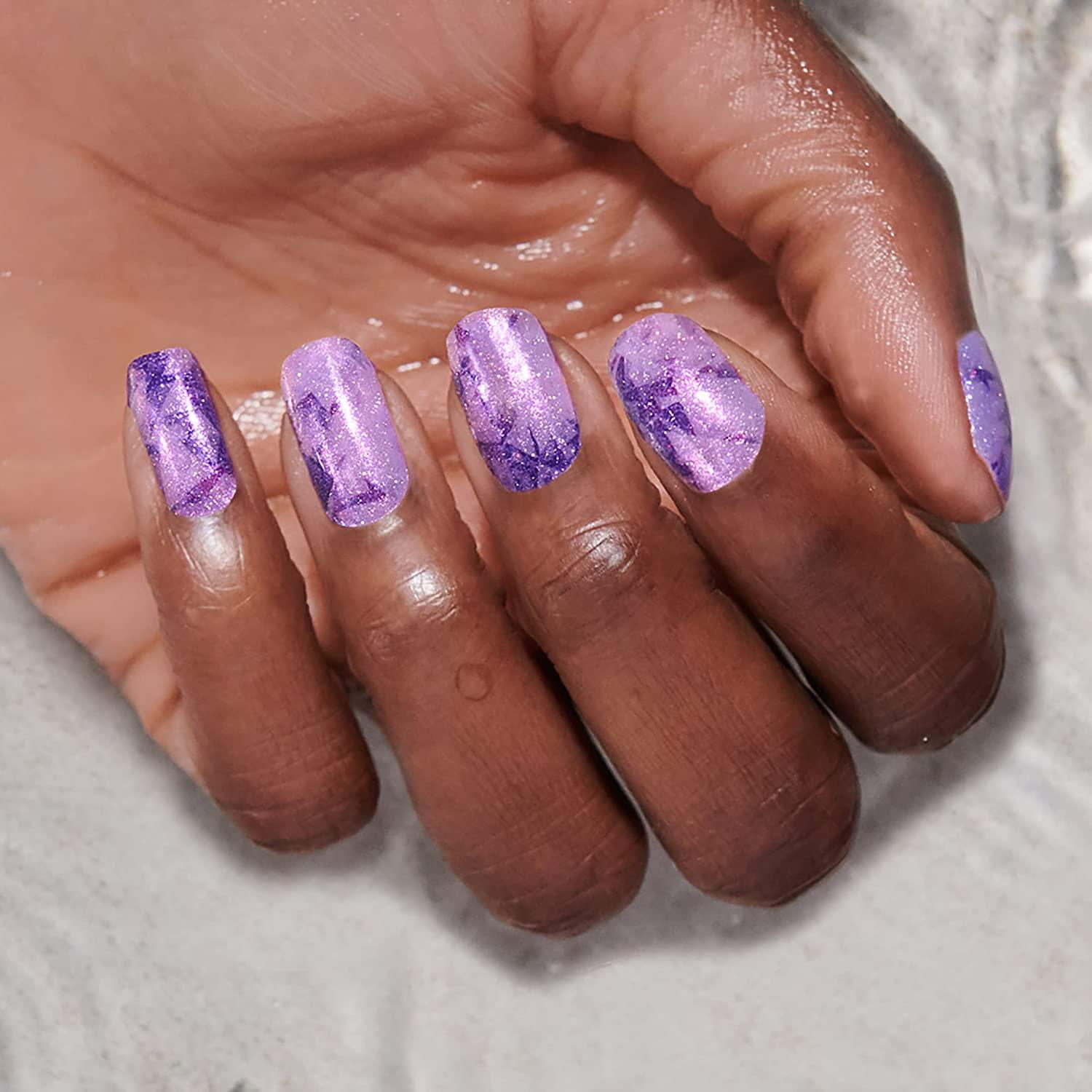 Gem Fatale Purple Quartz Nail Strips - Color Street (FDG388) | Buy Now ...