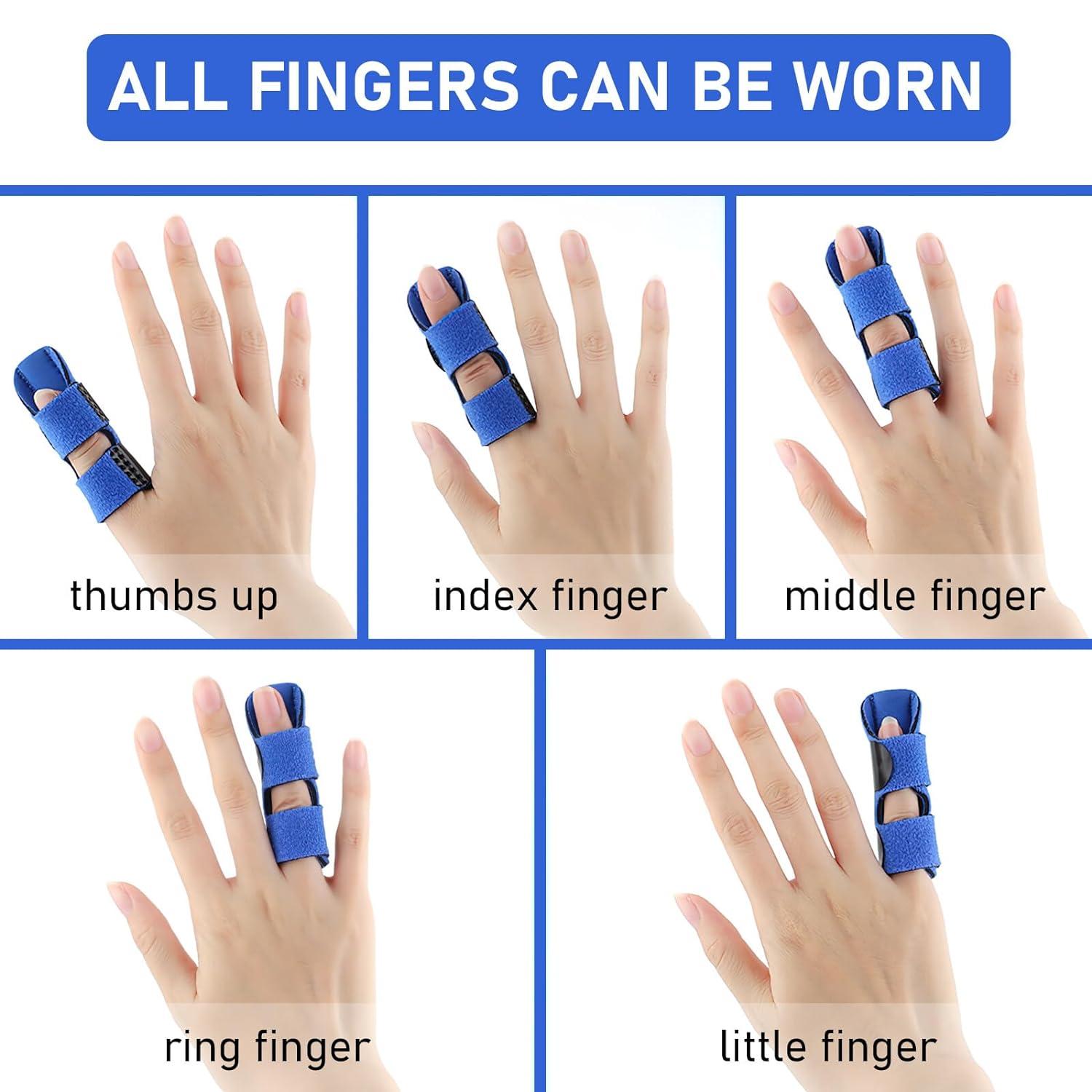4PCS Ouzhou Trigger Finger Splint for Stenosing Tenosynovitis - Pain ...