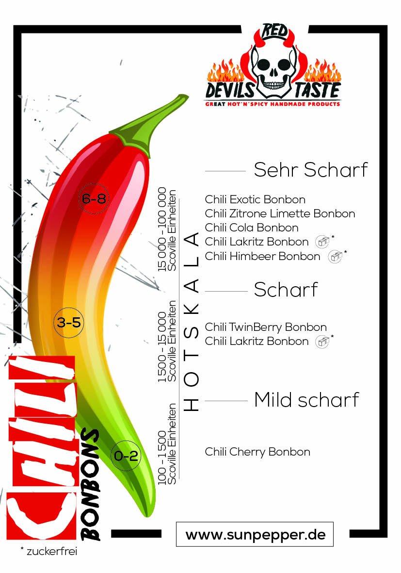 Buy Red Devils Taste Chili Liquorice Candy - Sugar-Free & Extra Hot ...