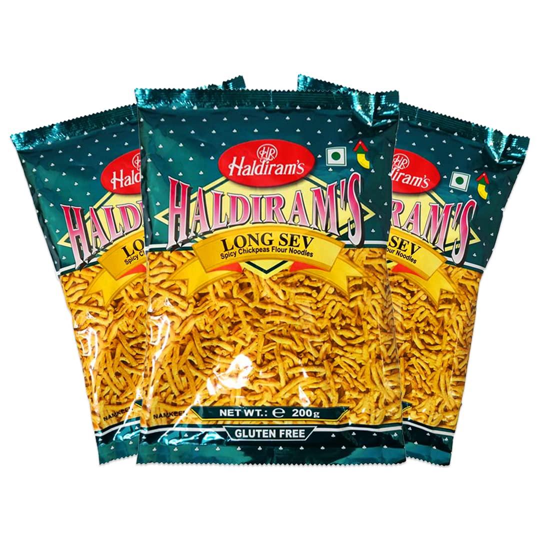 Haldiram's Long Sev | 200g | Haldiram Namkeen | Indian Origin | Indian ...