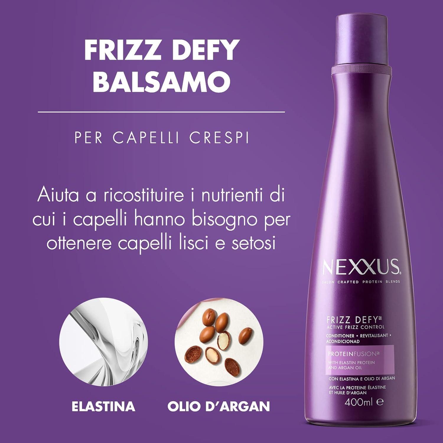 Nexxus Frizz Defy Professional Conditioner 400ml | Anti-Frizz Argan Oil ...