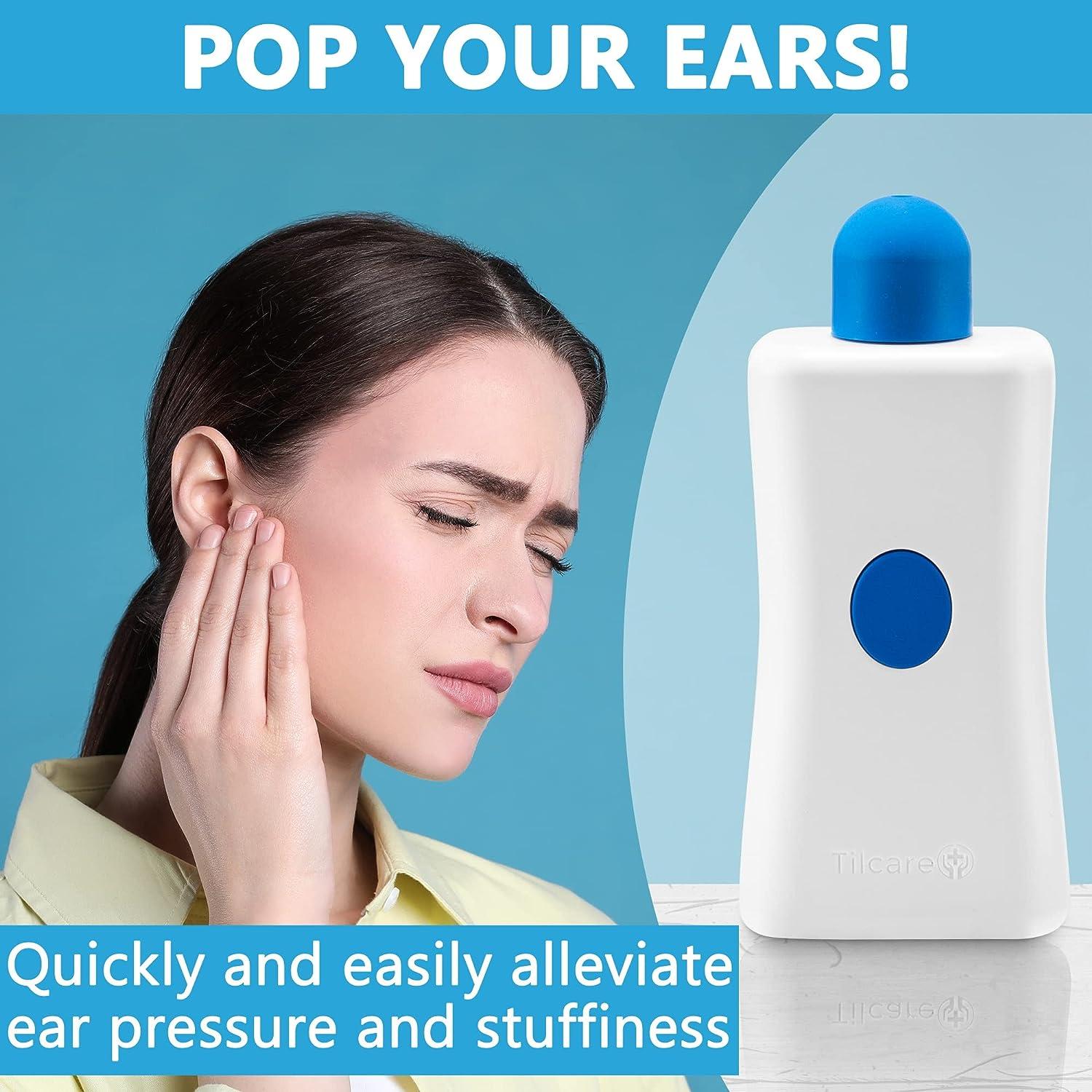 Tilcare Ear Pressure Relief Device - Equalize Ear Popping for Travel ...