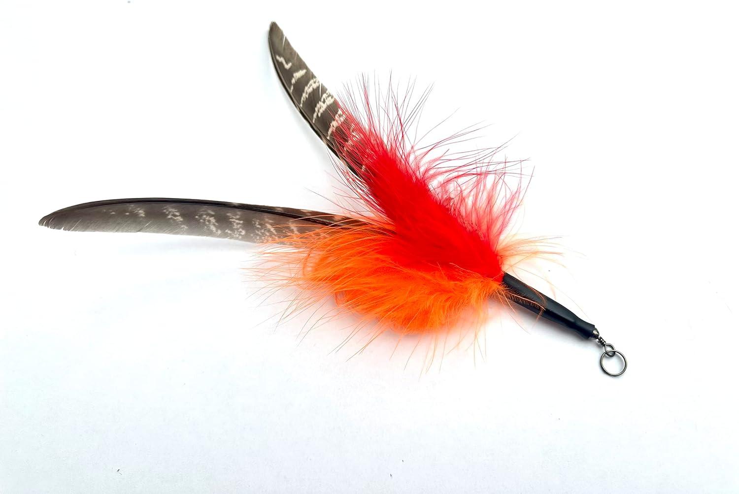 Purrs Feather Spinning Attachments 3 PACK UK made Fits PurrSuit DaBird ...
