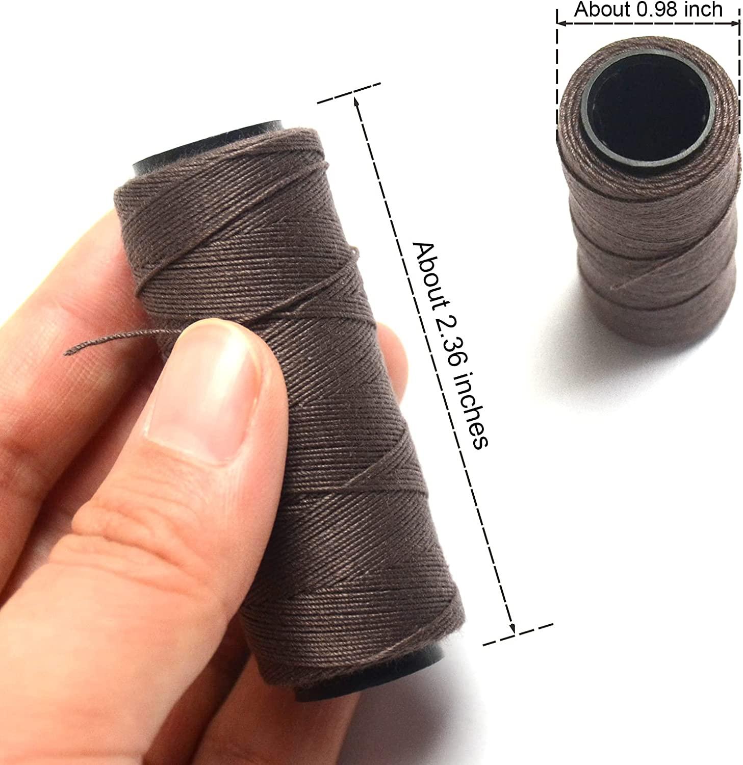BLUPLE Professional Weaving Threads 3 Rolls - Wig Making Hand Sewing ...