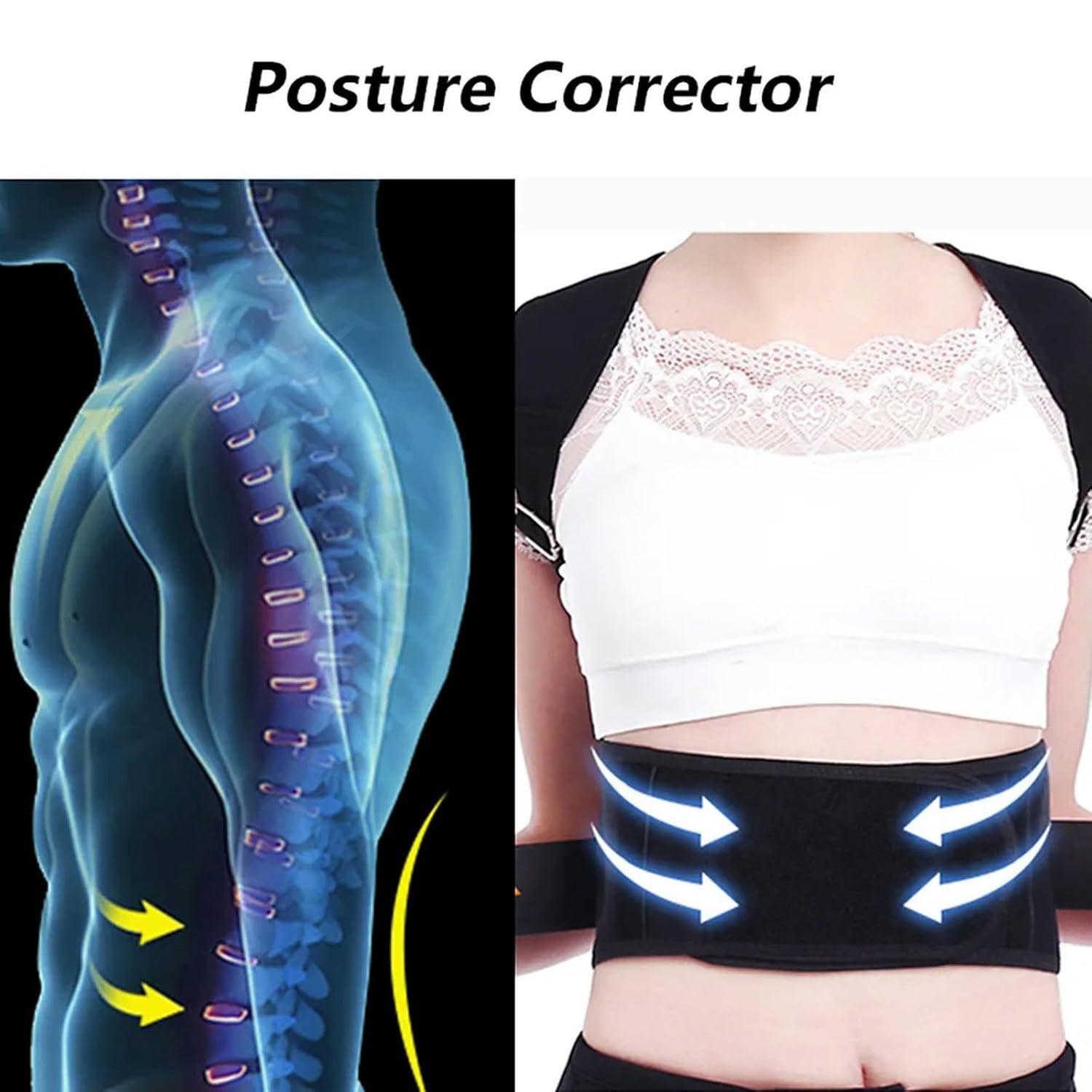 Posture Corrector Scoliosis Back Brace Spine Corset Shoulder Therapy ...