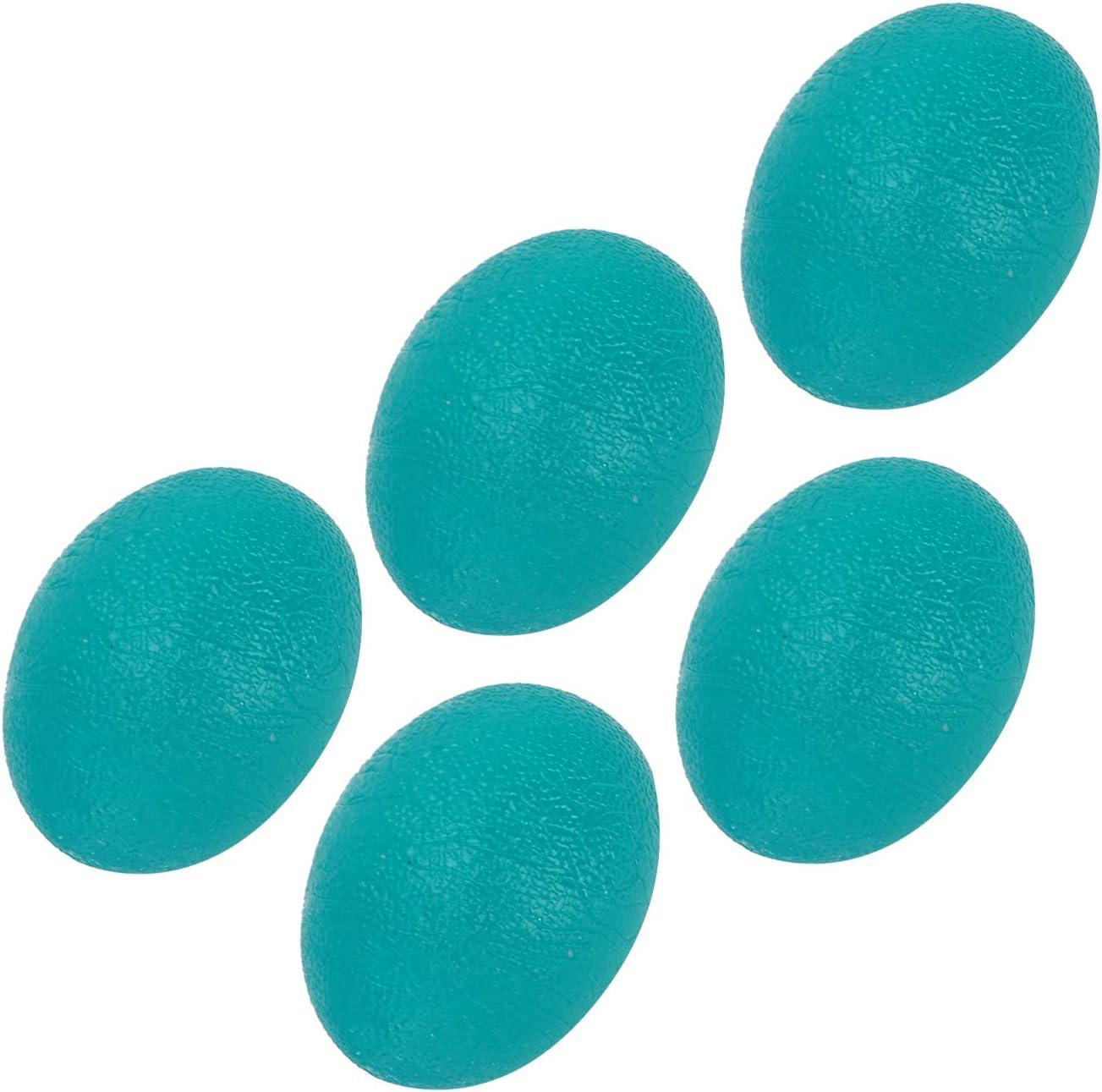 Verdant Touch Hand Grip Ball Set | 5 Pack Oval Green | 35 Wrist ...