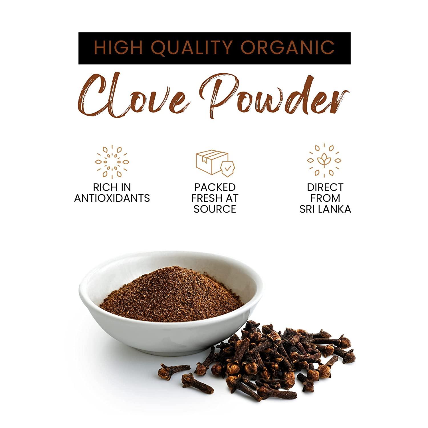 Organic Gourmet Cloves Powder from Sri Lanka - Vegan, Gluten-Free, Non ...