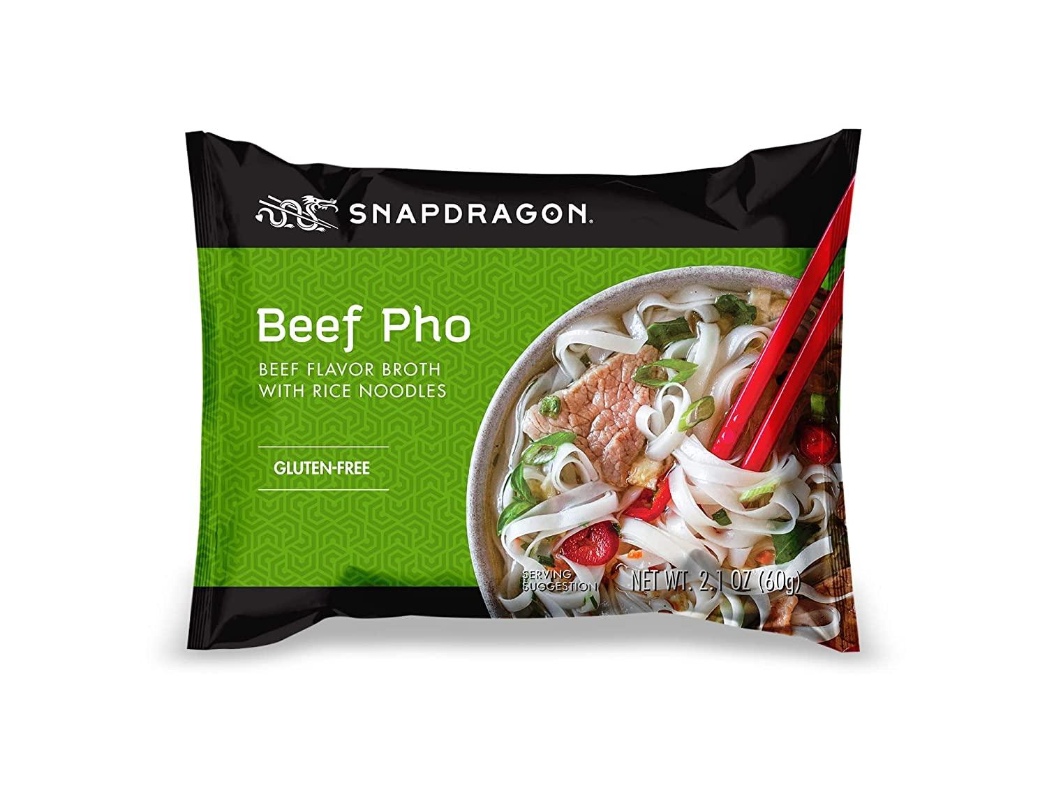 Snapdragon Beef Pho Instant Noodle Packets 4-Pack - 8.4 oz (Pack of 4 ...