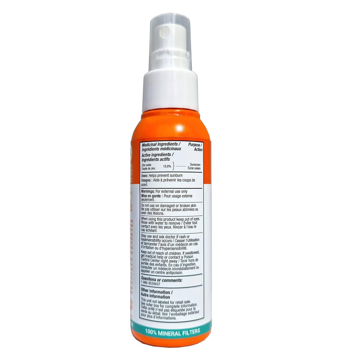 Biosolis Sun Spray SPF 50 - Mineral-Based Sunscreen Spray for Face and ...