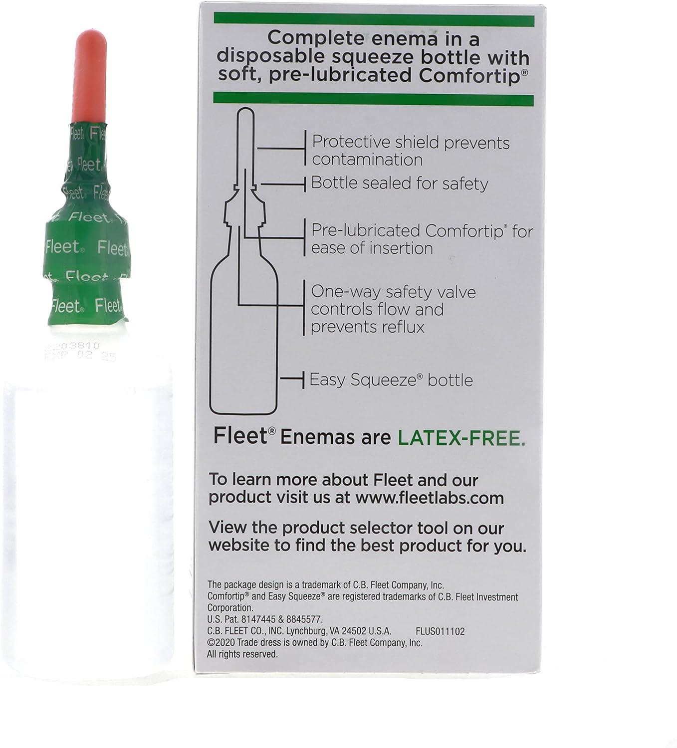 Fleet Enema Adult 4-Pack: Fast-Acting Constipation Relief | Buy Now ...