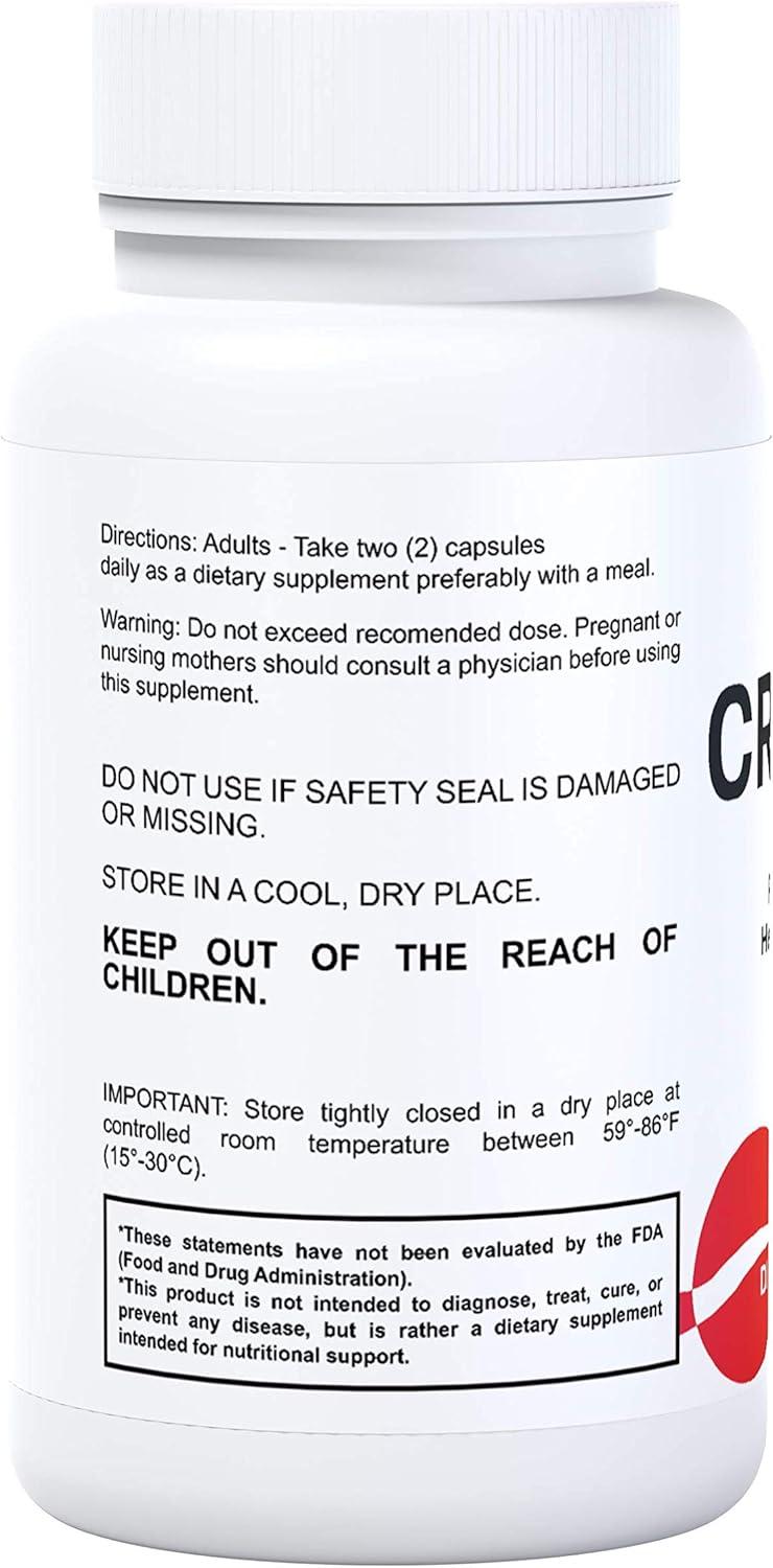 Creatina Monohidratada 1000mg - Suplemento de Resistencia y Recuperaci n Muscular - 60 C psulas ...