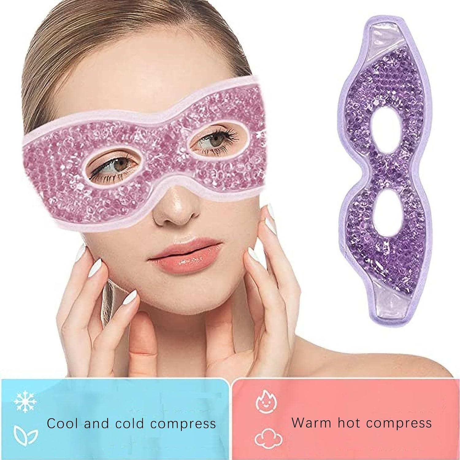 Cooling Eye Mask | Reusable Gel Masks for Migraines & Swollen Eyes ...