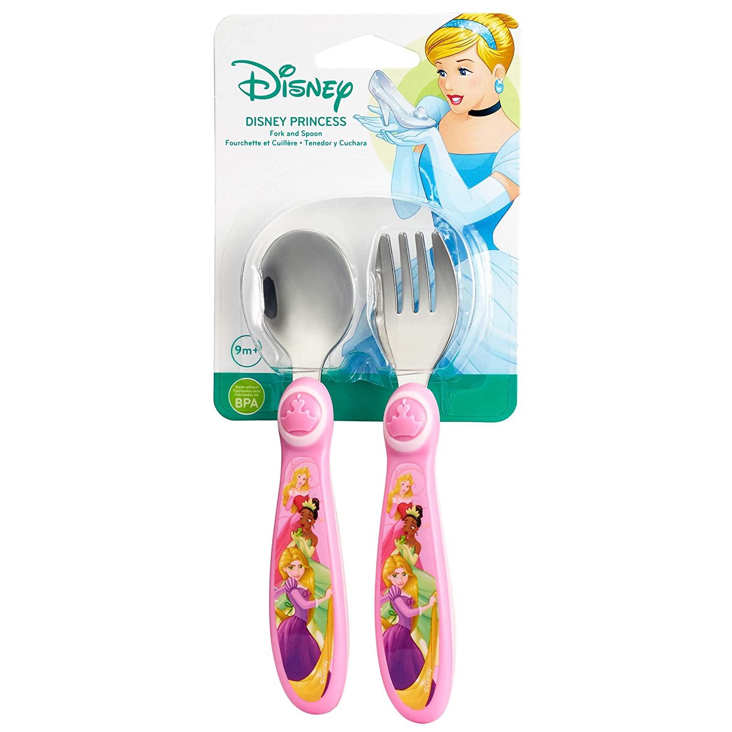 Disney Princess Fork and Spoon Set by The First Years | 9+ Months, 2 ...
