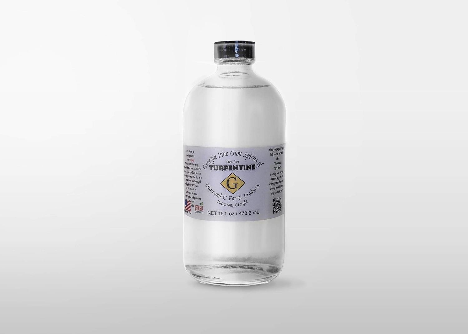 16 Oz Pure Gum Spirits of Turpentine - 100% Natural and Authentic | Buy ...