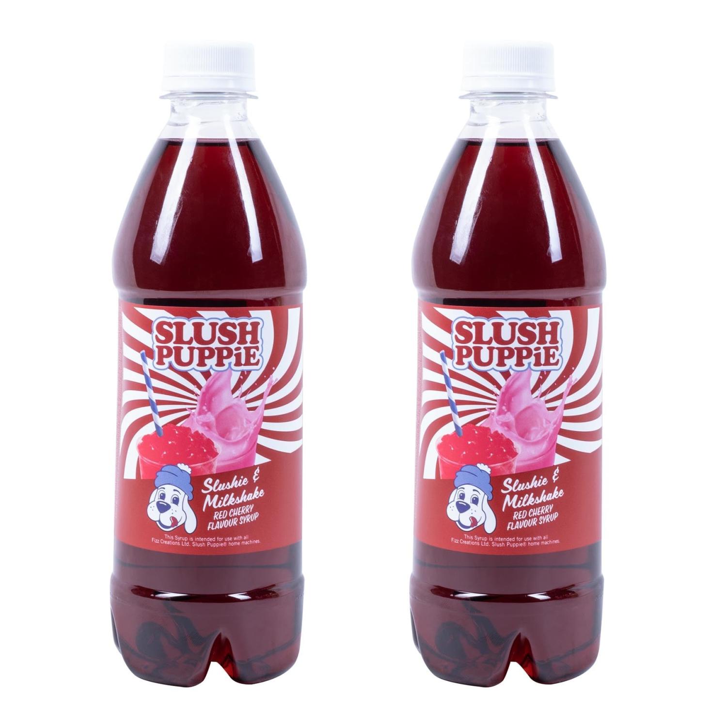 SLUSH PUPPiE Red Cherry Syrup - 2 x 500ml Bottles. For use with ...
