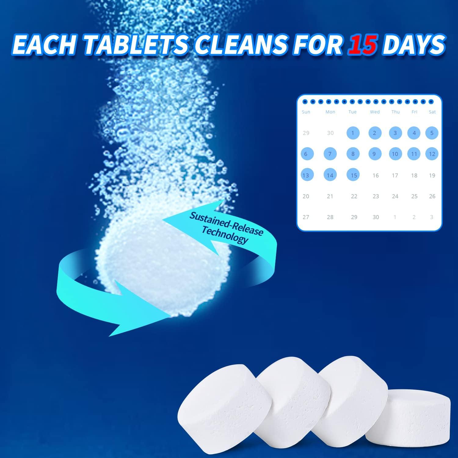 NATRUTH 20G*12 Automatic Toilet Cleaner Tablets - Deep Clean Toilet ...