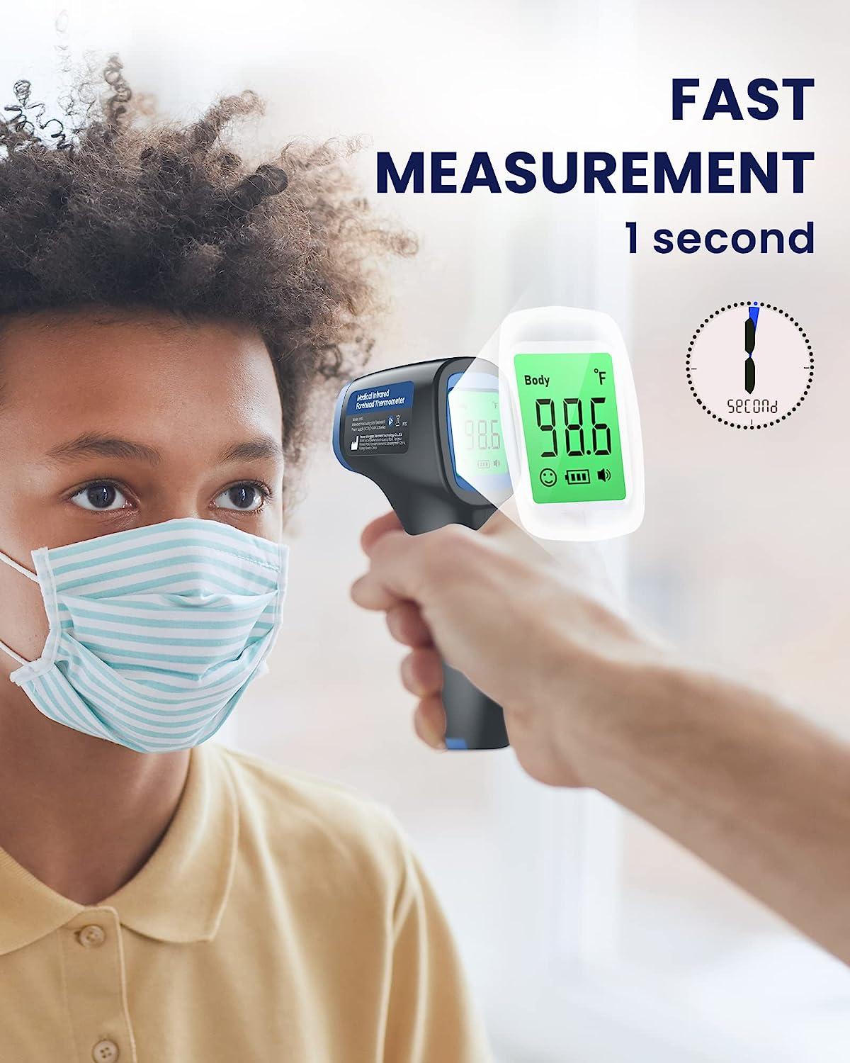 Infrared Touchless Forehead Thermometer for Adults, Kids - Medical ...