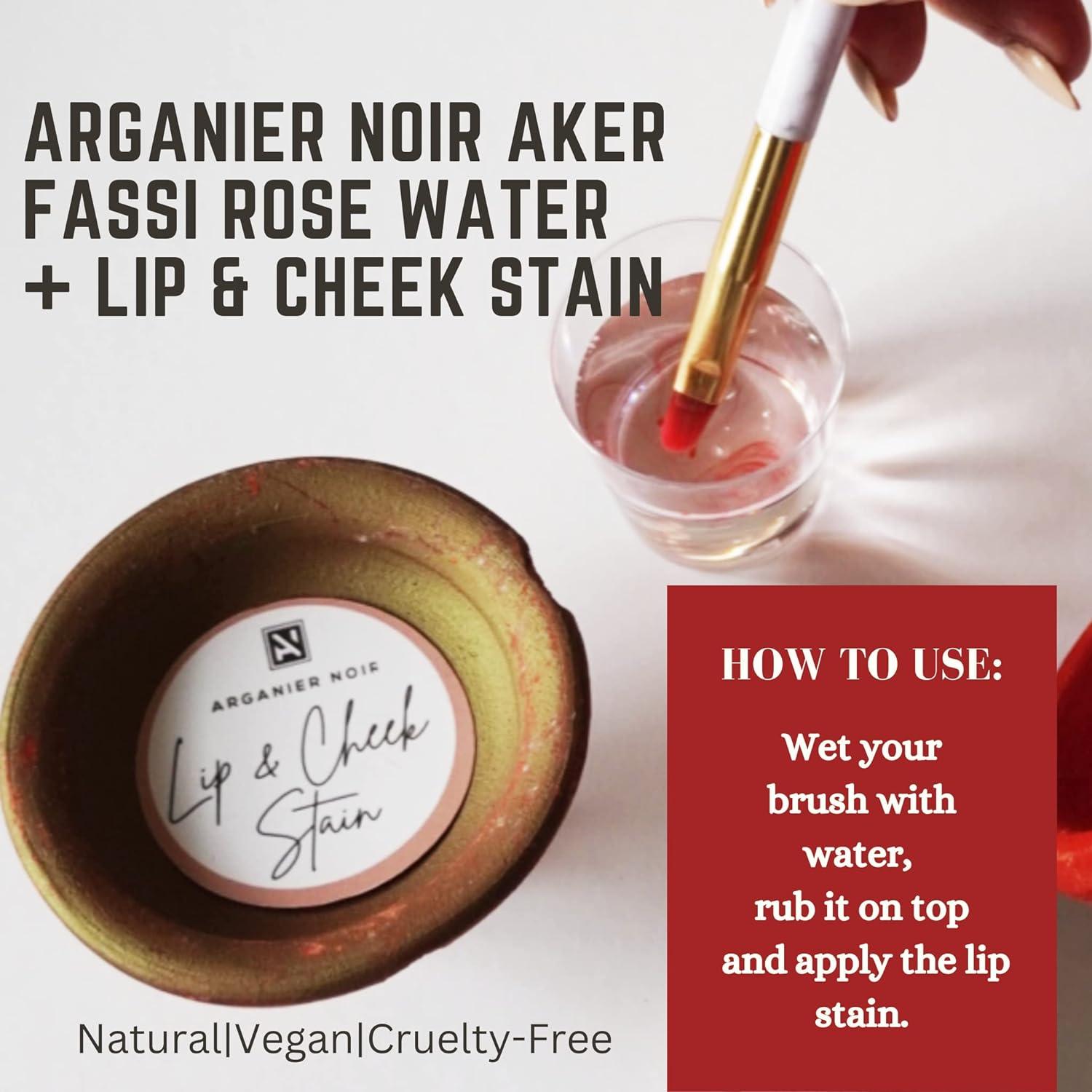 Arganier Noir Pack: Aker Fassi Rose Water + Lip & Cheek Tint - 100% Natural Moroccan Beauty ...