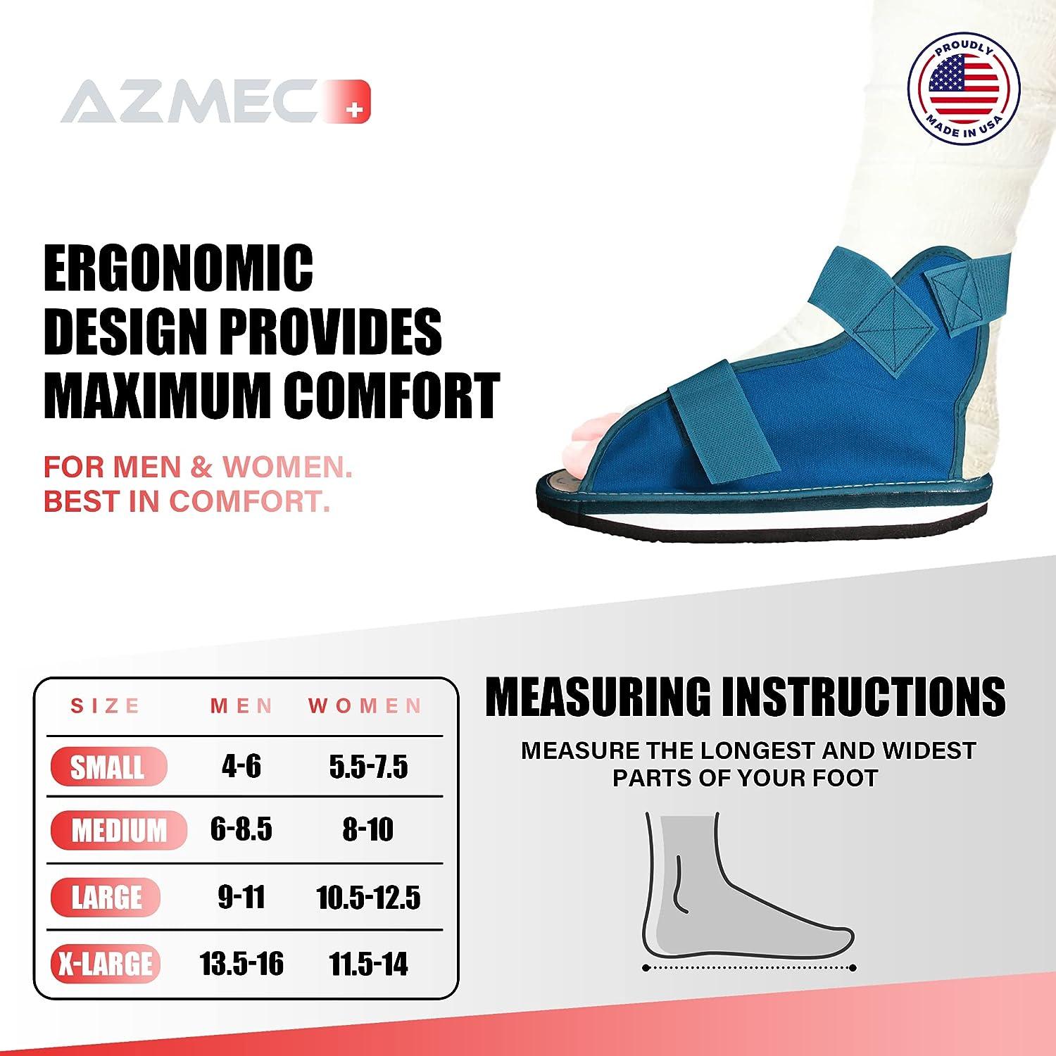 Azmec Economy Super Cast Shoes Postoperative Cast Boot For Fracture ...