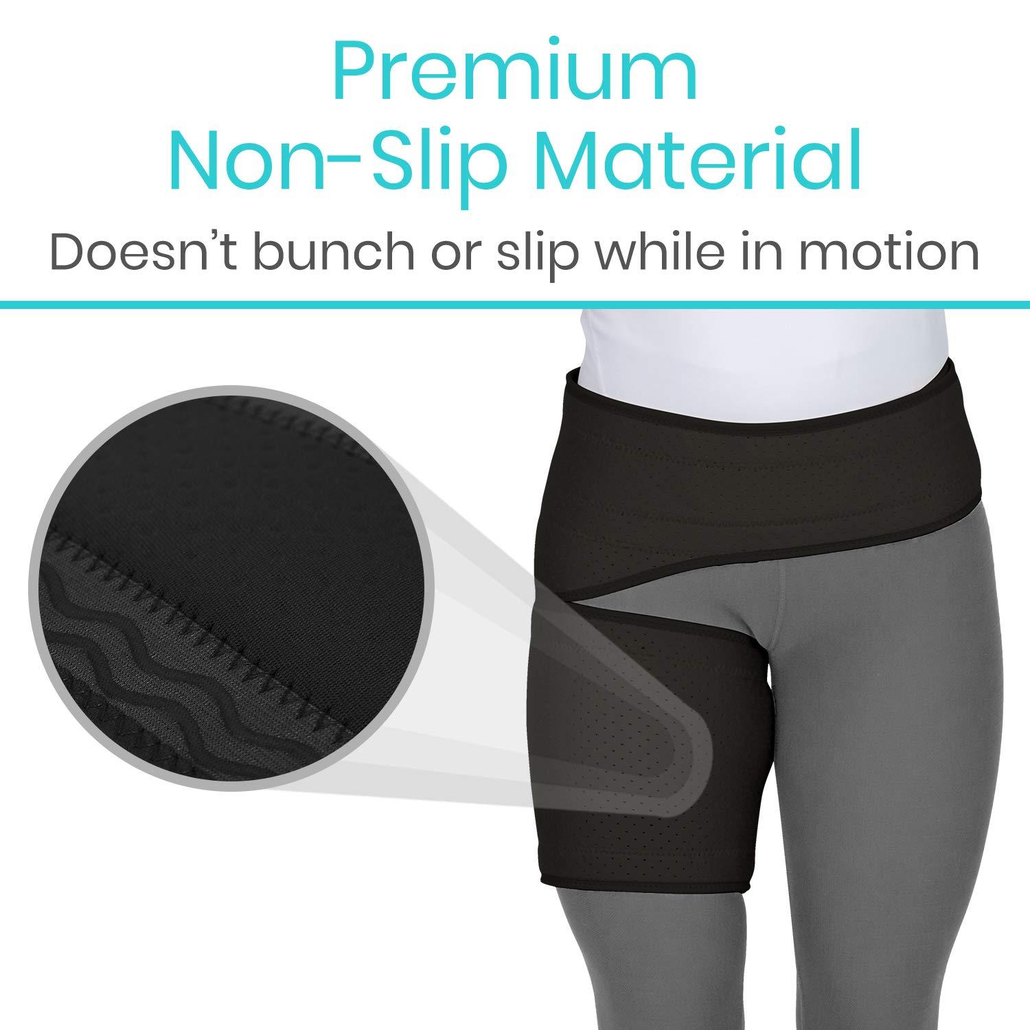 Vive Groin and Hip Brace - Compression Support for Sciatica, Nerve Pain ...