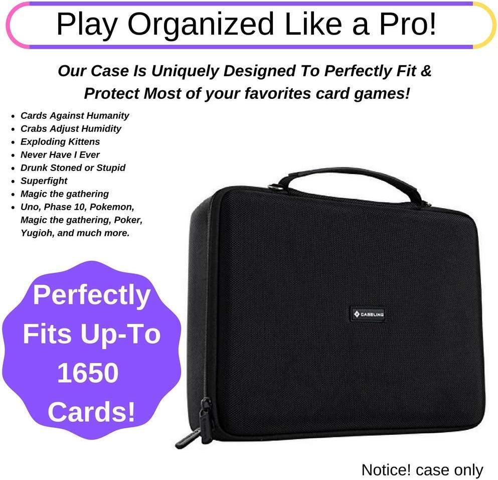 Caseling Card Game Case - Fits Cards Against Humanity - Up to 1650 ...
