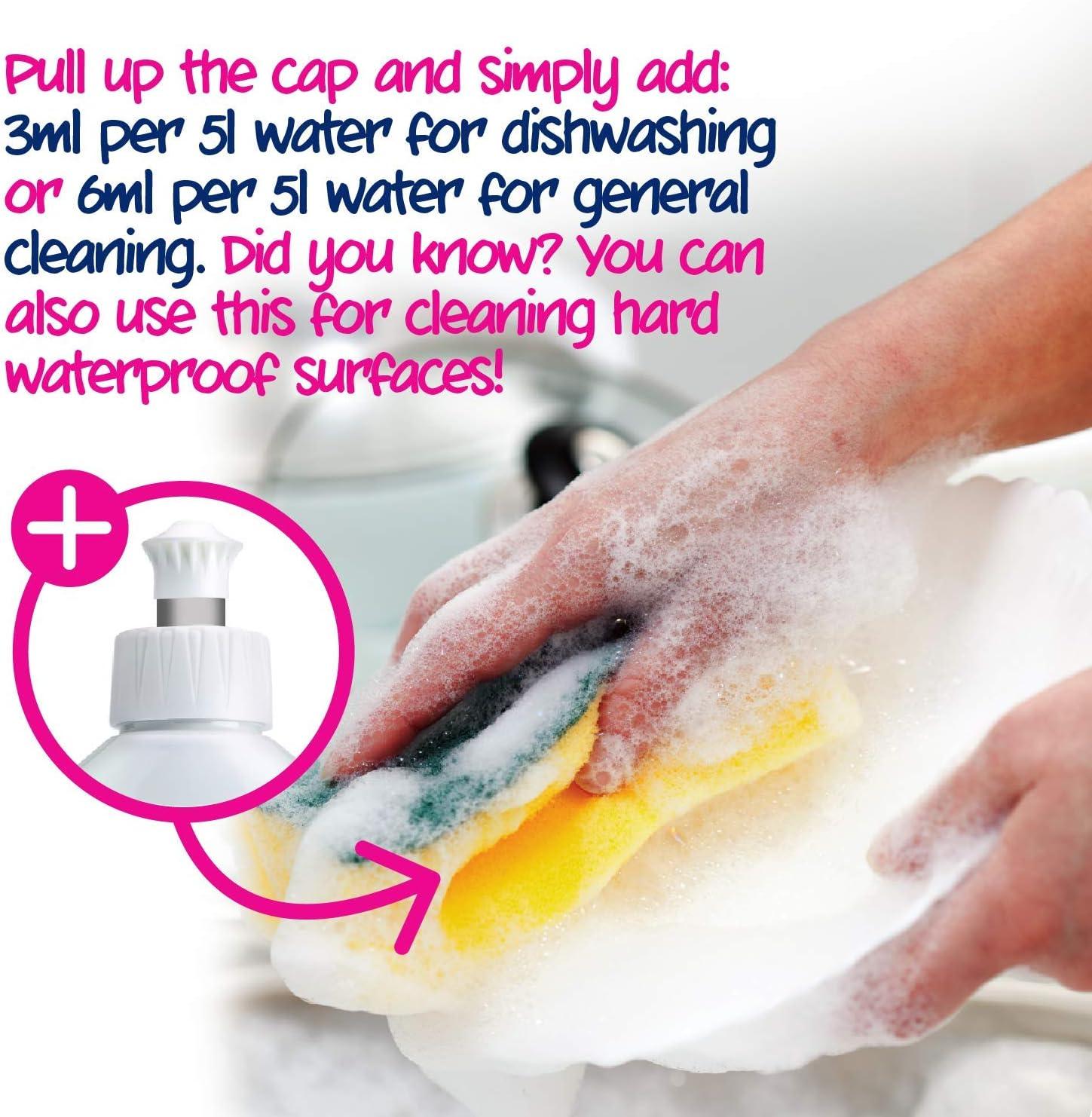 Ecozone Sensitive Washing Up Liquid 500ml - Gentle Formula (Pack of 1 ...