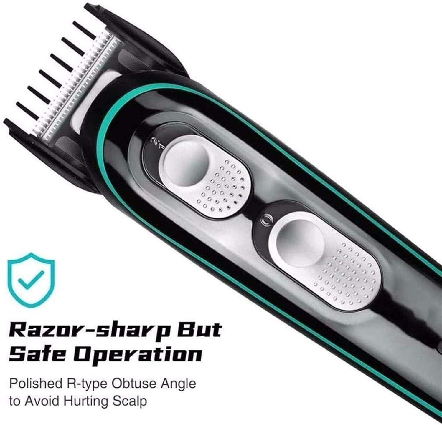 Premium Cordless Hair Clippers Kit - 7-Piece Rechargeable Trimmer for ...