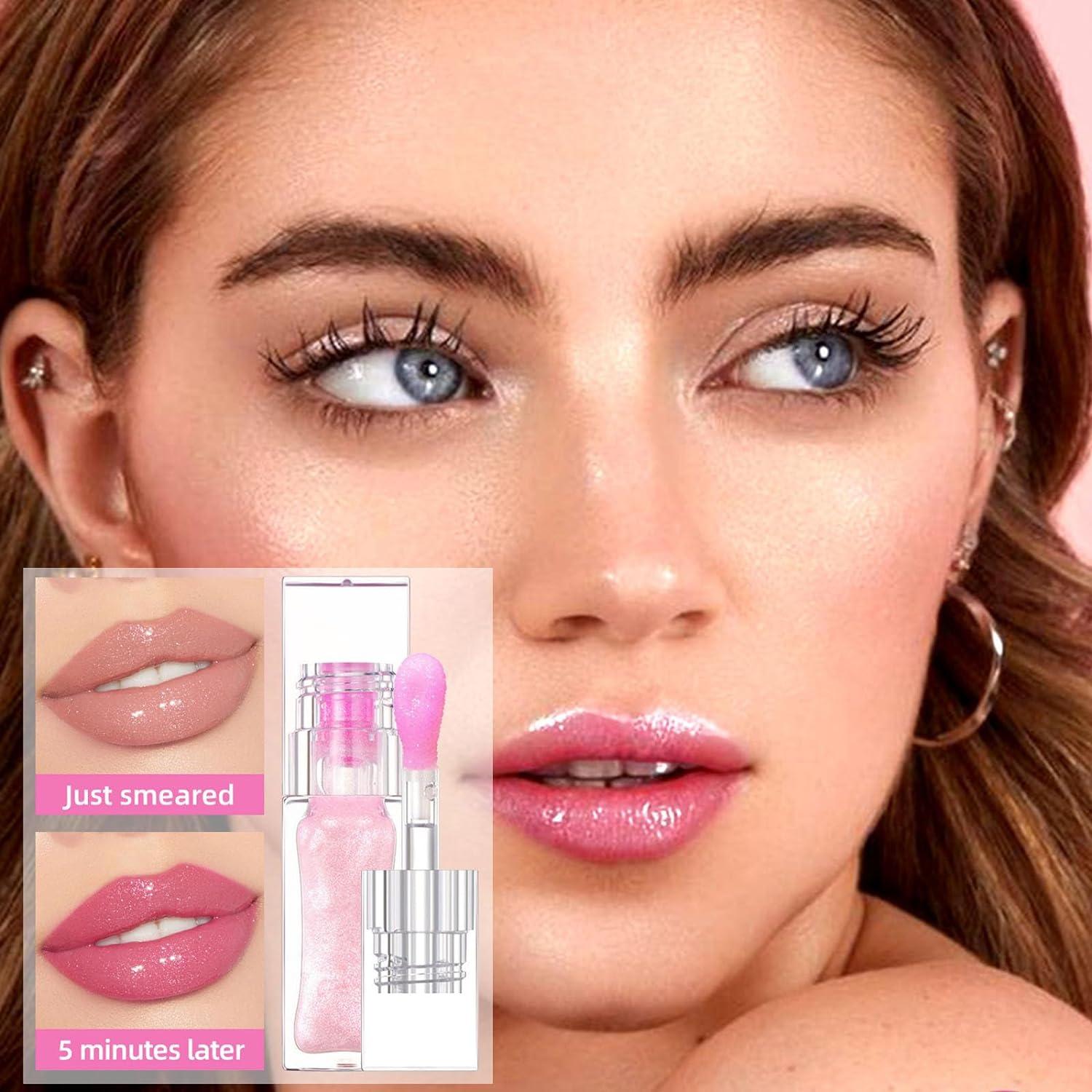 Magic Color Changing Lip Oil Boss Up Cosmetics Color Changing Lip Oil Hydrating Lip Gloss Lip ...