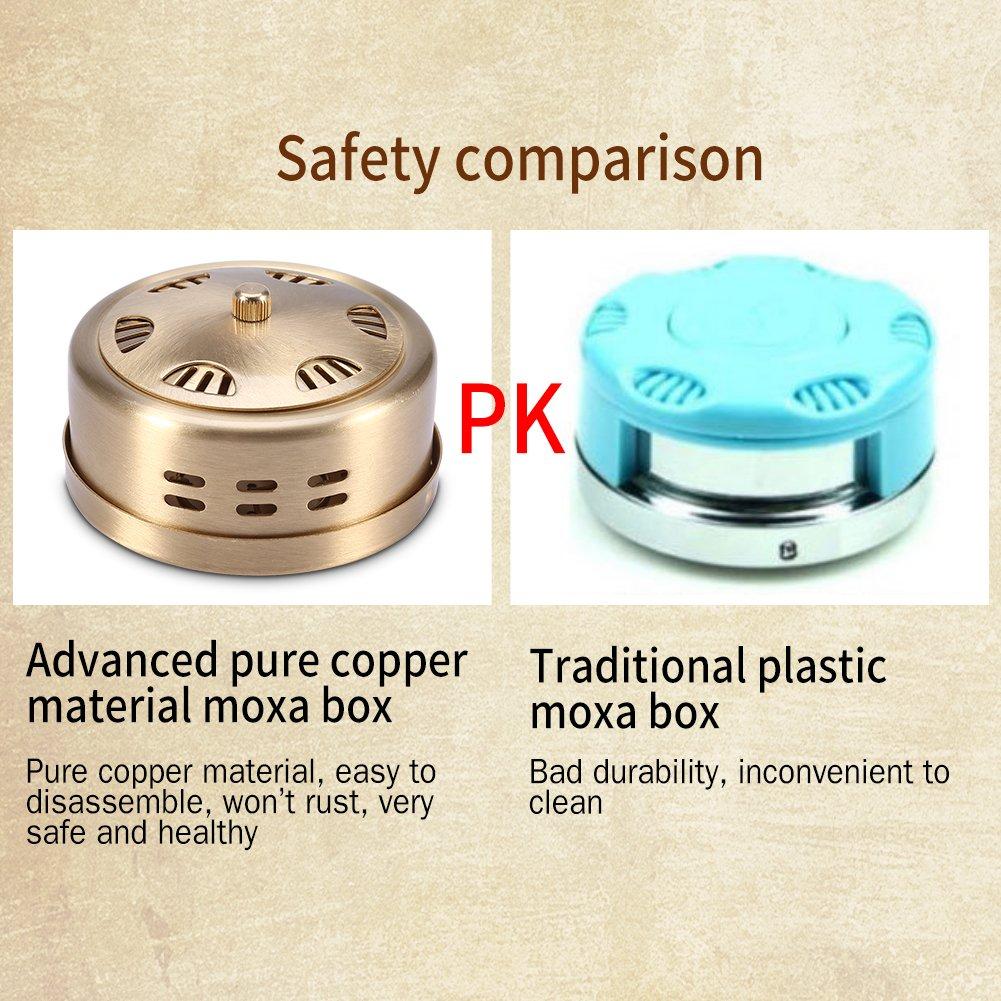 Moxibustion Box - Copper Adjustable 3 Gear Temperature Control Moxa ...
