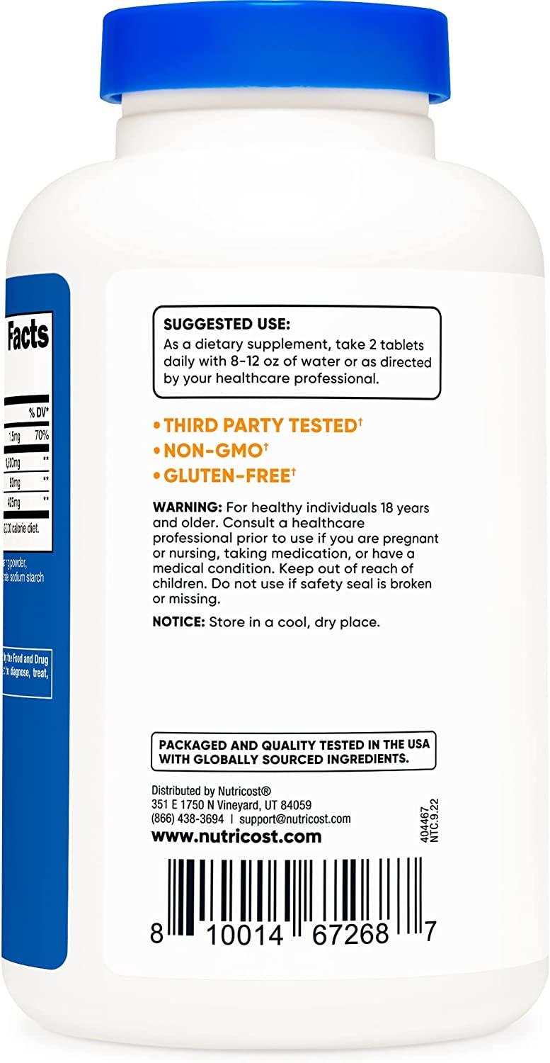 Nutricost Glucosamine 1800mg with Chondroitin & MSM - 240 Tablets ...