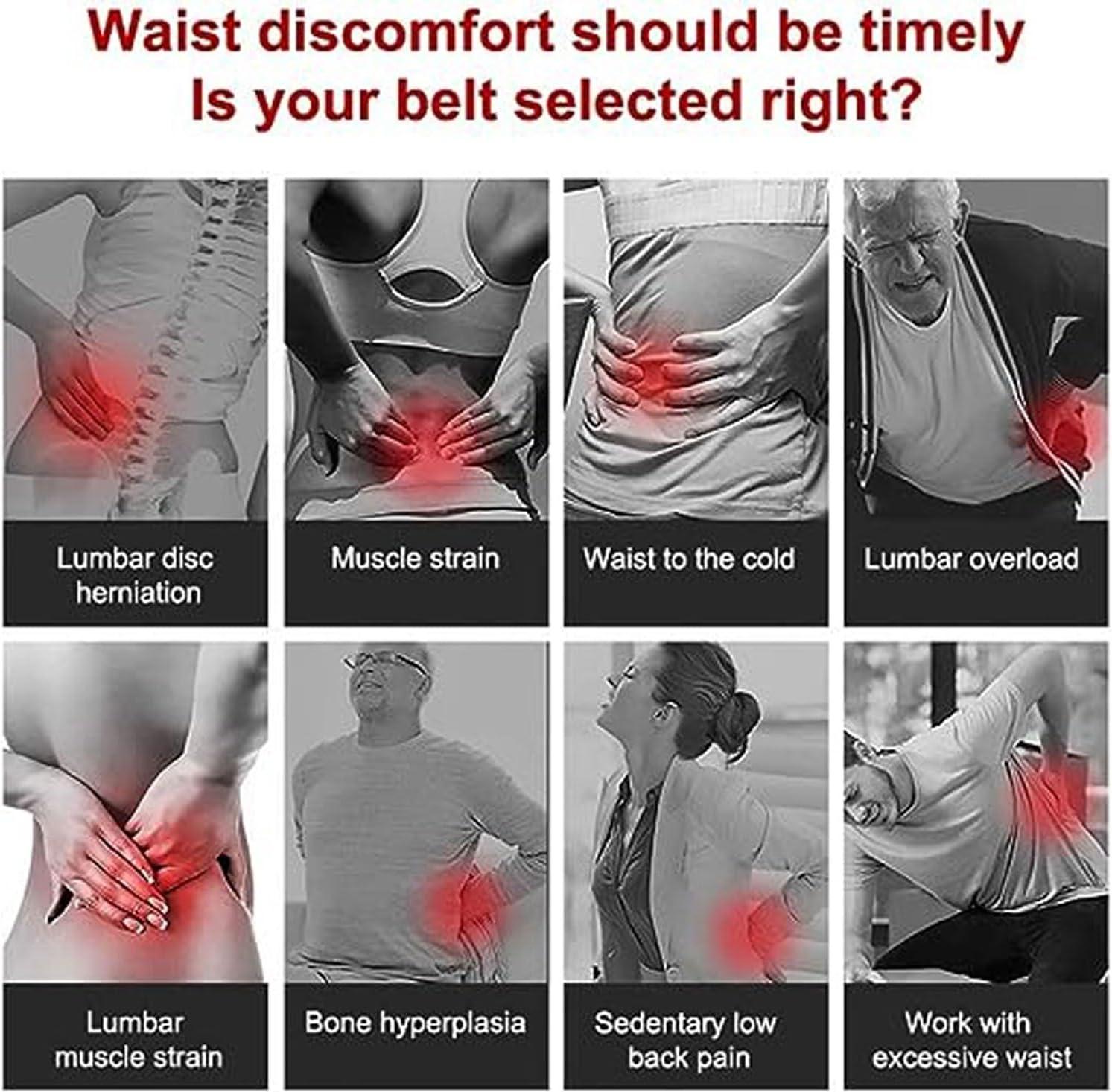 Self-Warming Lumbar Support Belt for Lower Back Pain Relief | Herniated ...