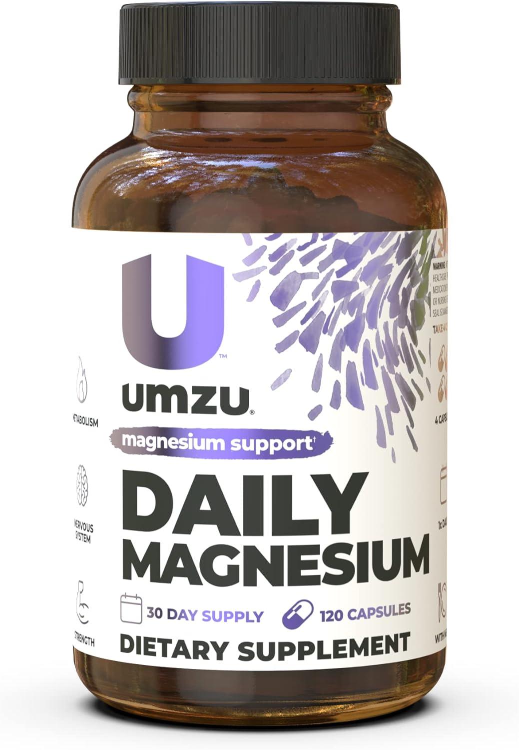 UMZU Daily Magnesium Supplement - Boost Energy, Improve Nutrient ...