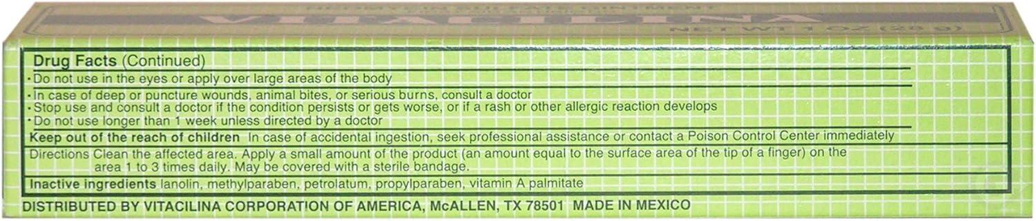 Vitacilina Rocainol Analgesic Ointment - Fast Pain Relief for Muscle ...