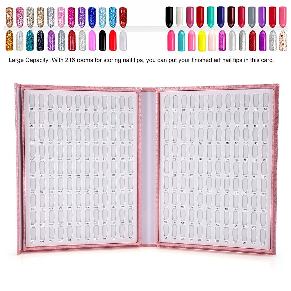 Nail Polish Color Chart Display Board - 216 Professional Gel Colors for ...