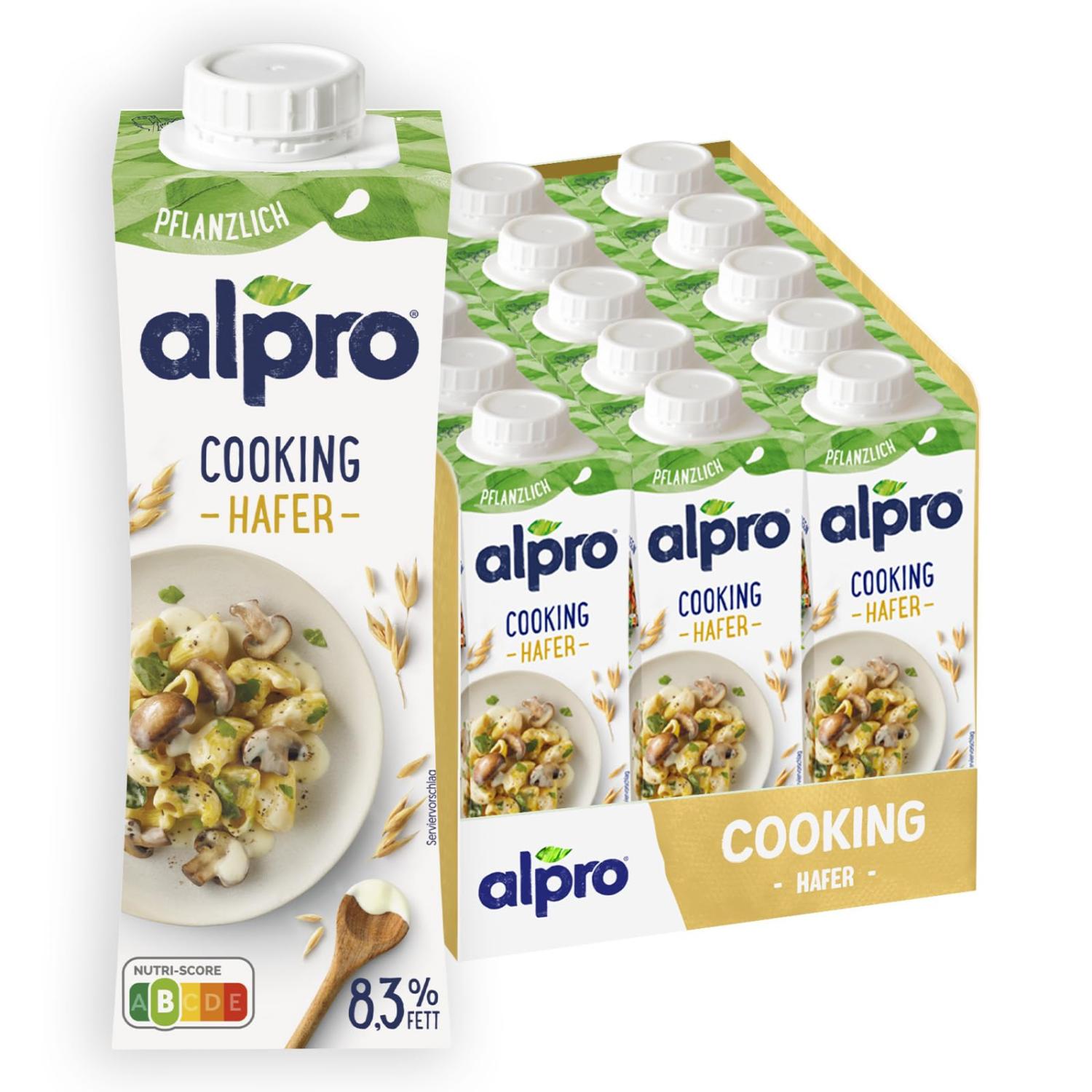 Buy Alpro Oat Cooking Cream - Plant-Based Vegan Lactose-Free UHT ...