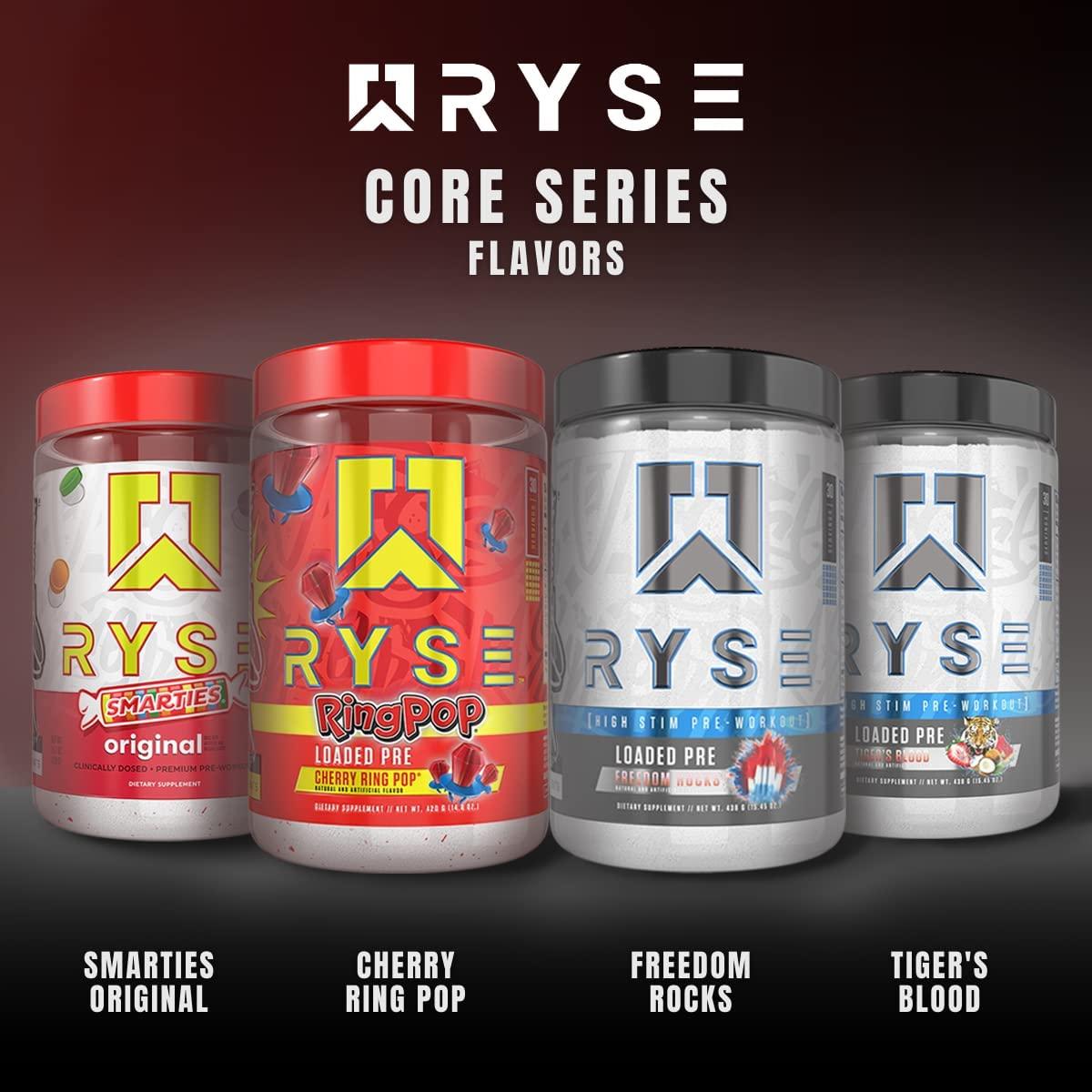 RYSE Core Series Loaded Pre Pump Energy Strength with L-Citrulline ...