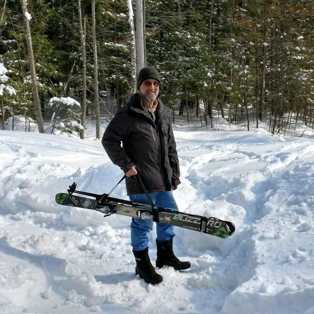 StoreYourBoard Ski and Boot Carrier Straps - Adjustable Shoulder Sling ...