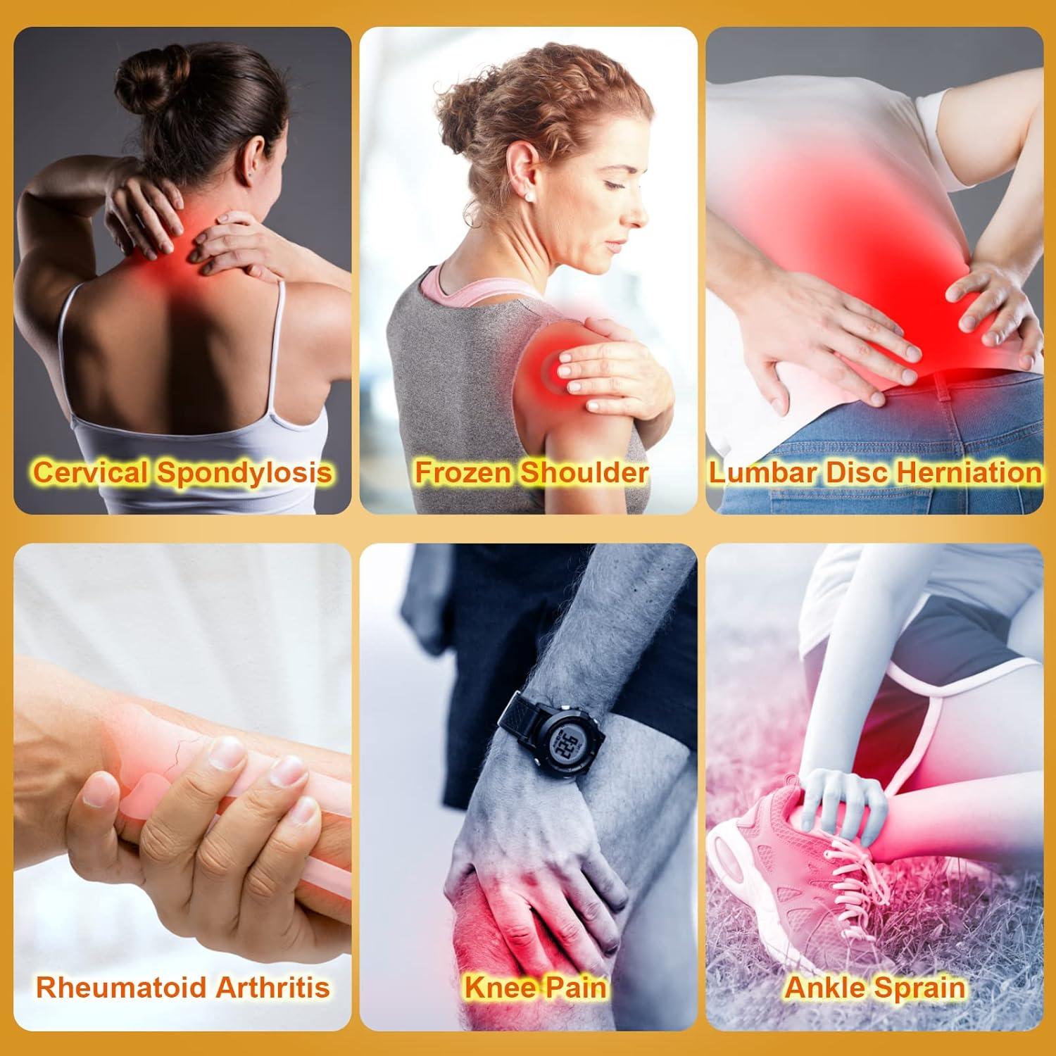 Pain Relief Plasters - Heated Knee Back & Shoulder Pain Relief - 24 ...