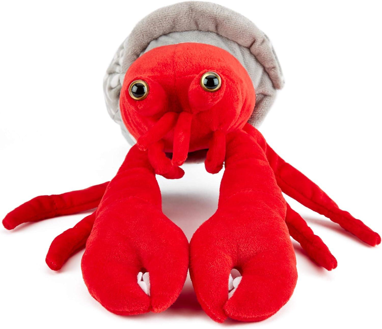Zappi Co 39cm Hermit Crab Plush Toy - Safari Animals Collection for ...