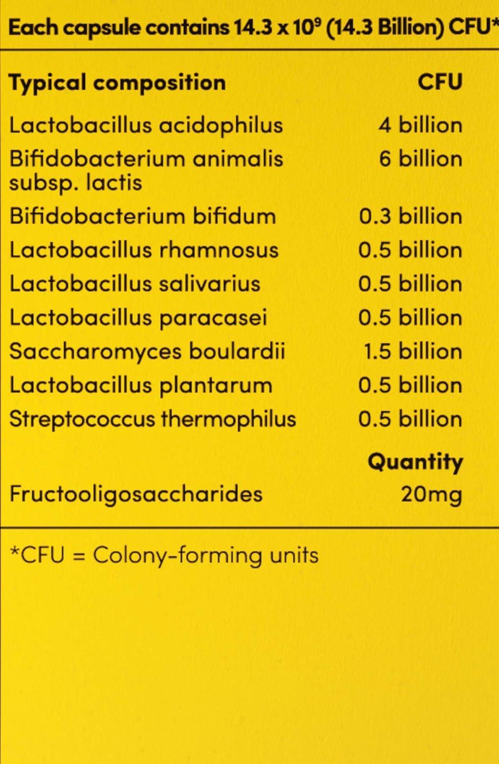 Vitl Daily Biotic - 30 Vegan Capsules - 9 Probiotic Strains - Gut ...