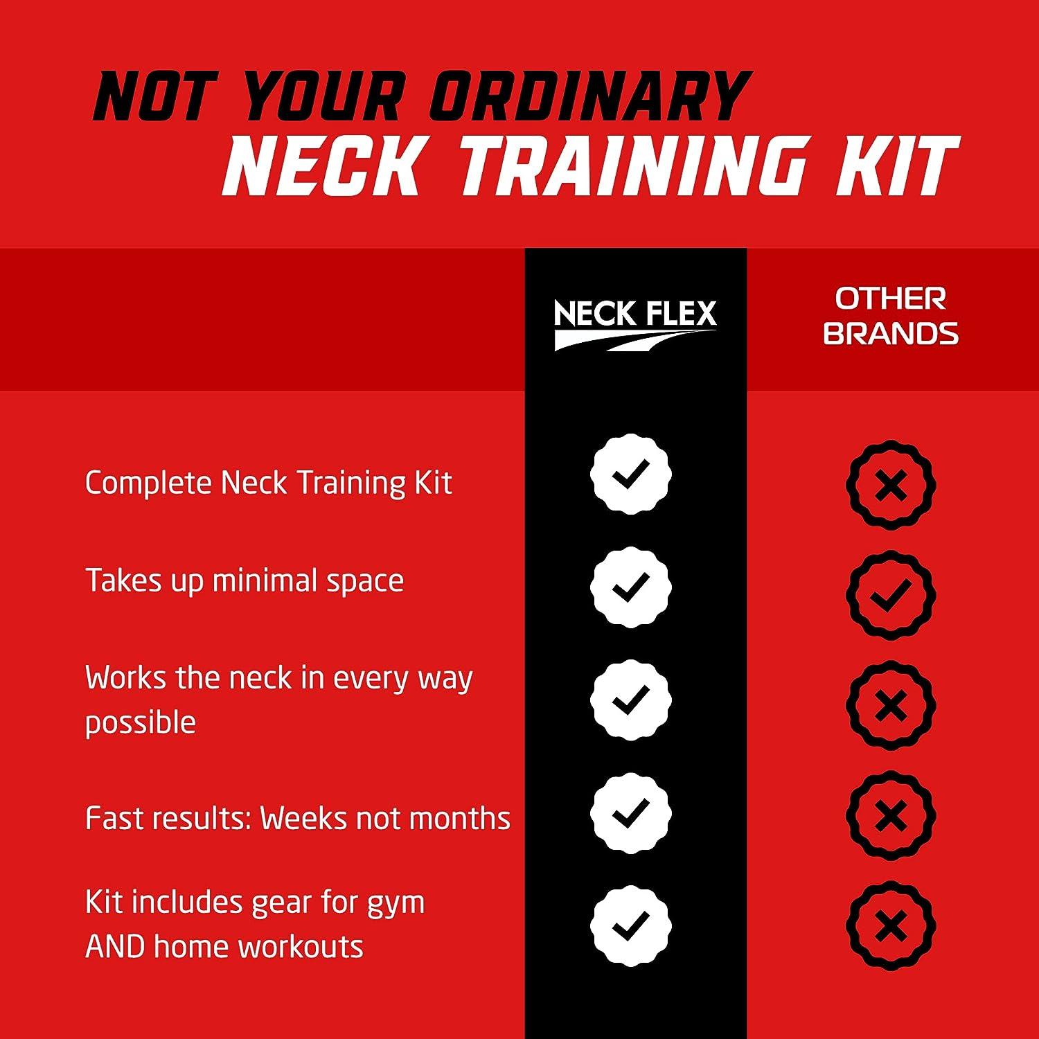Neck Flex - MMB Pro Series Muscle Trainer Kit | Heavy-Duty Head Harness ...